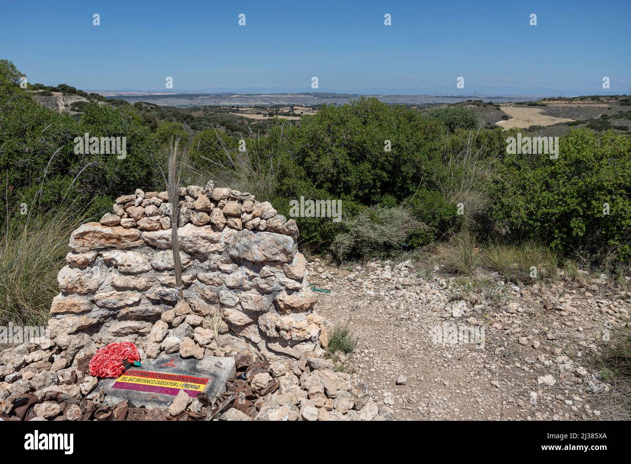 Kit Conway memorial at suicide hill Stock Photo - Alamy