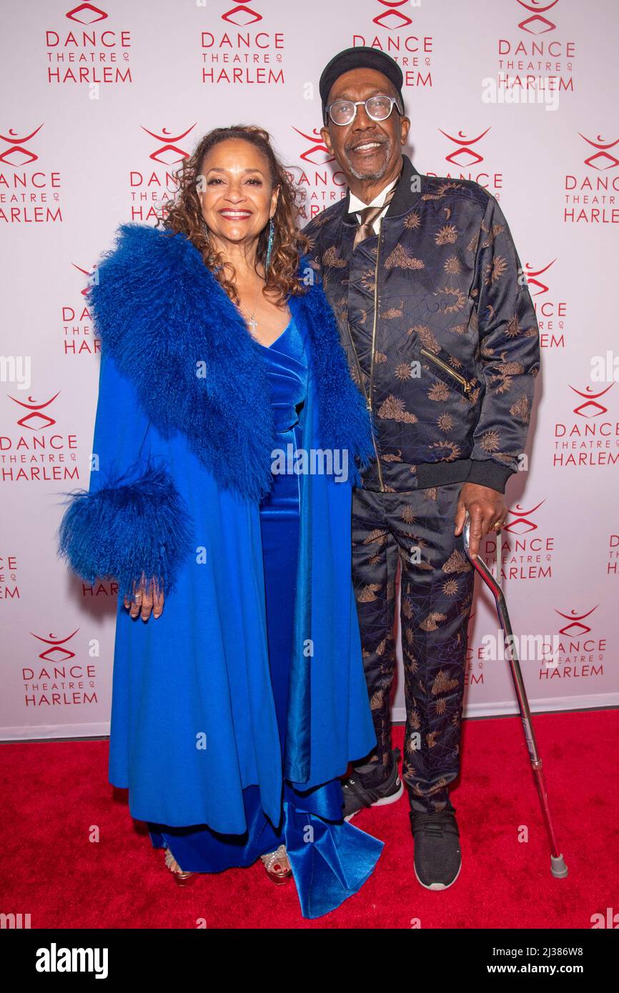 New York, United States. 05th Apr, 2022. Debbie Allen and George Faison ...