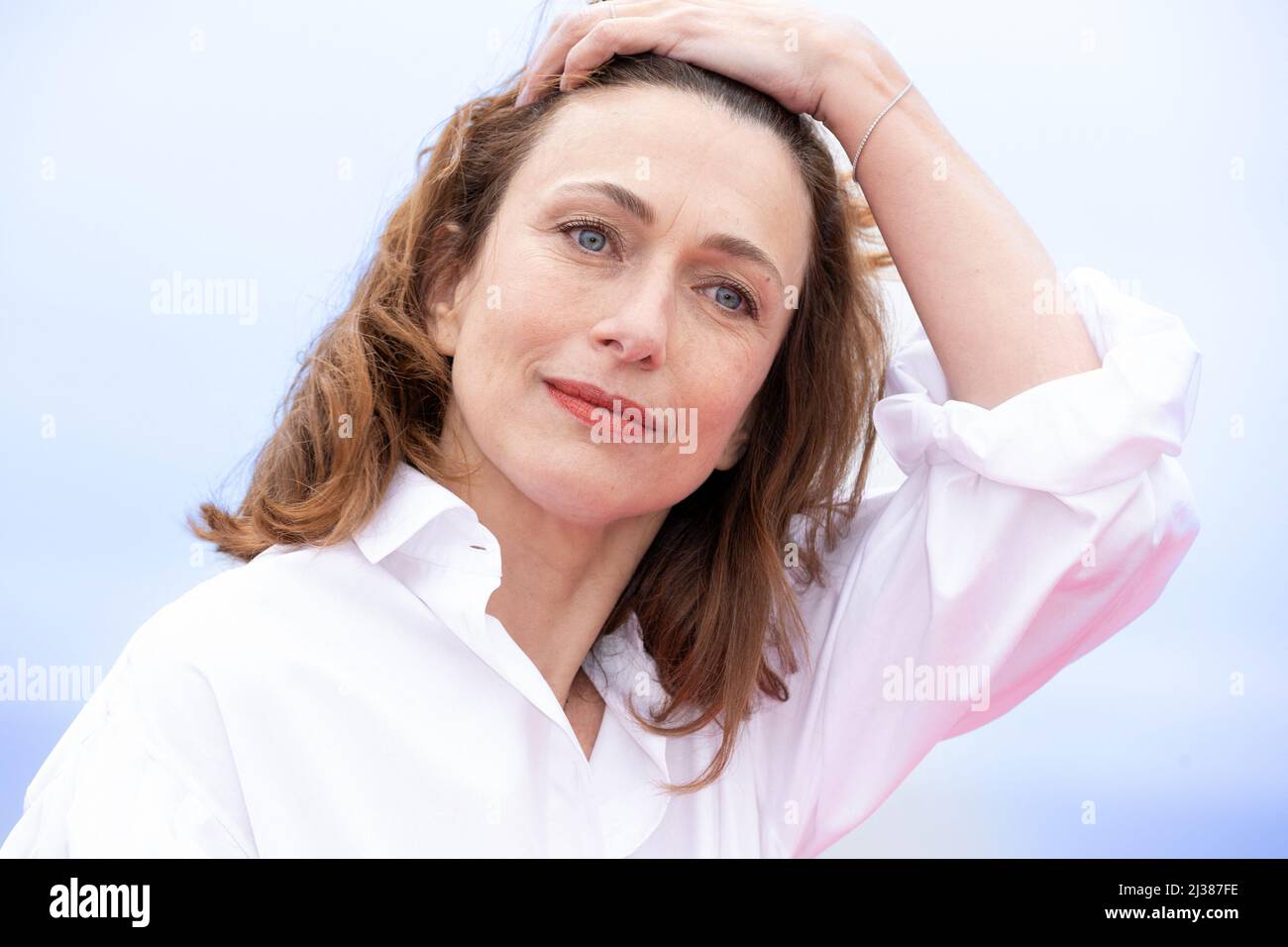 Natacha Lindinger attends the Le Flambeau photocall during the 5th ...