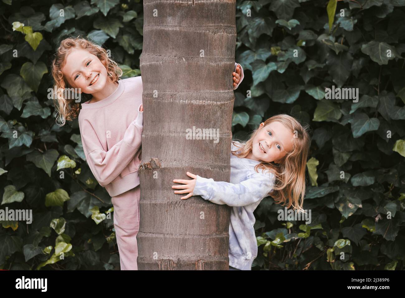 Adulthood can wait, we have a childhood to enjoy. Shot of two adorable ...
