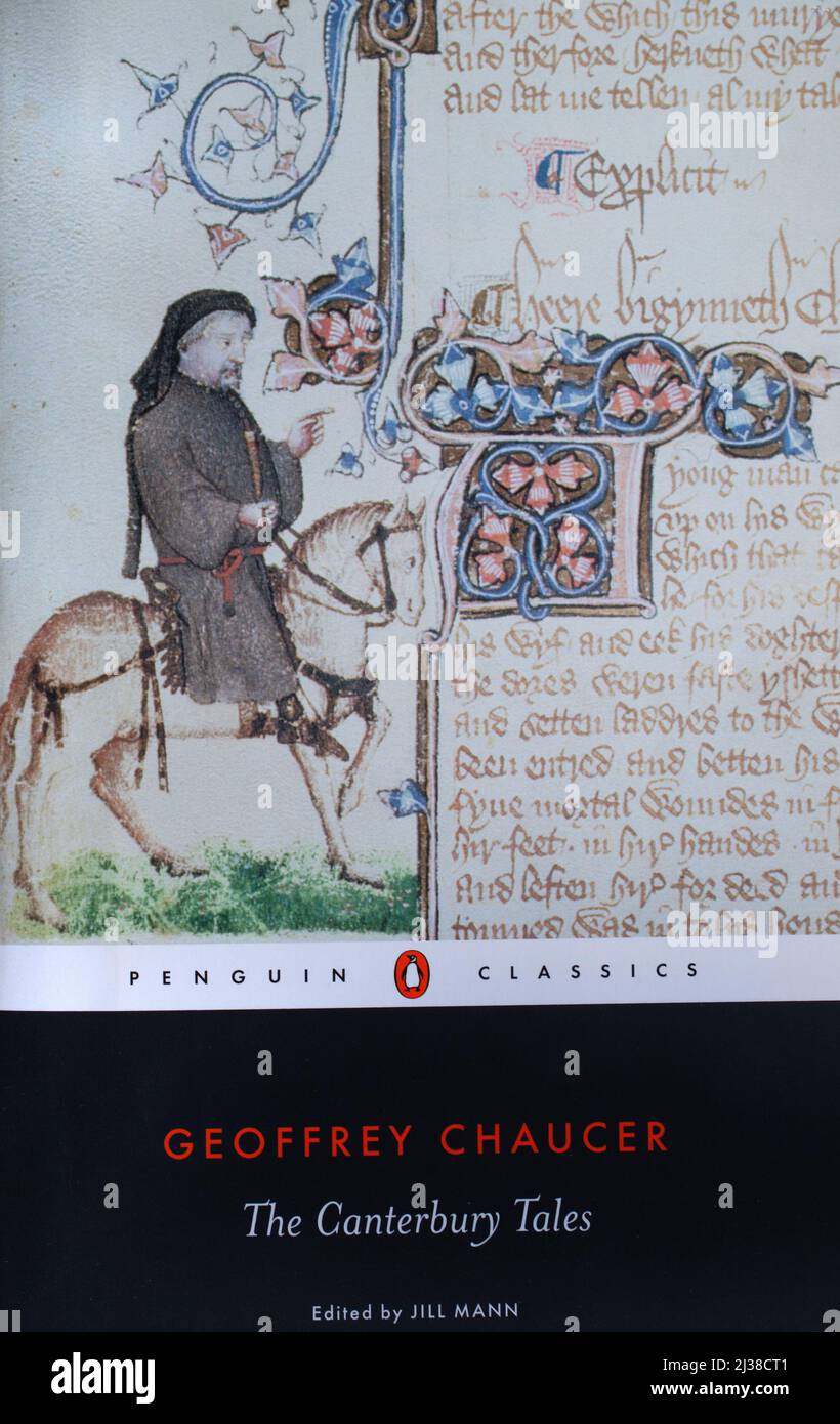 Chaucer canterbury tales book hi-res stock photography and images - Alamy