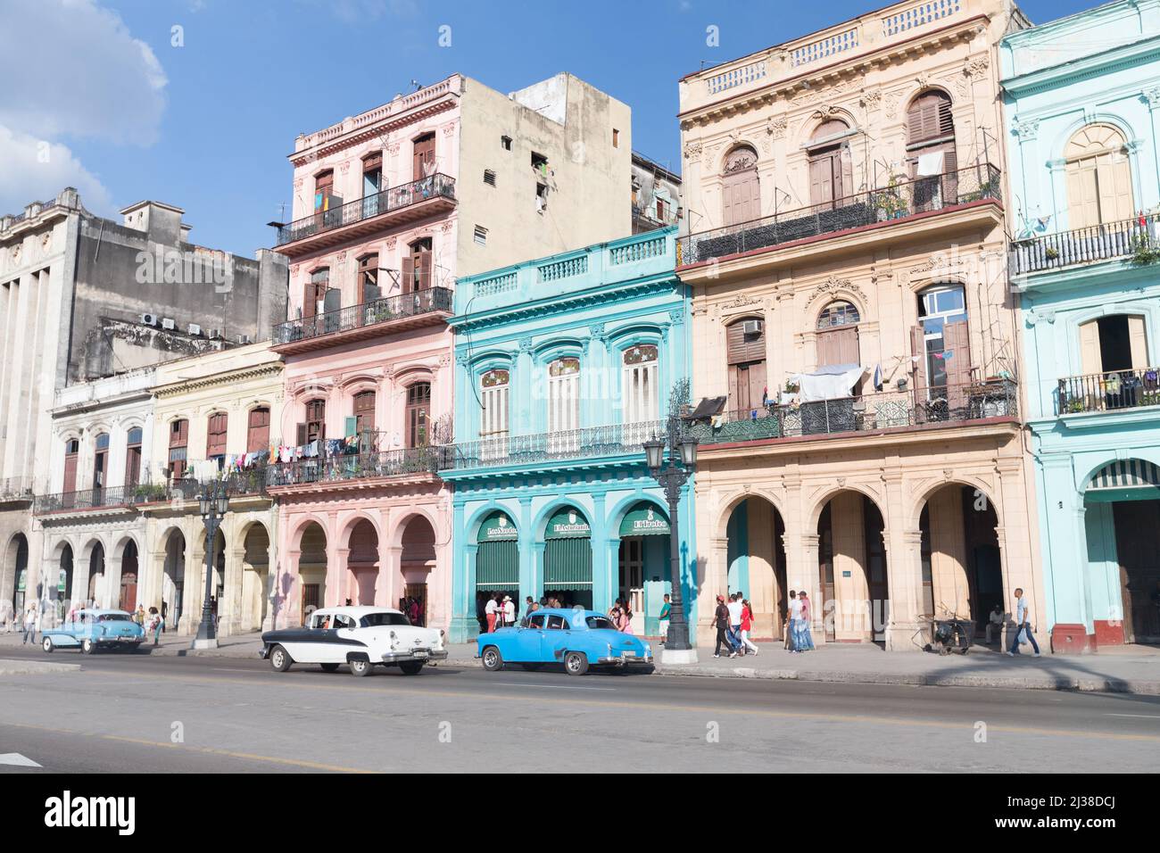 Pastel colored buildings in cuba hi-res stock photography and images ...