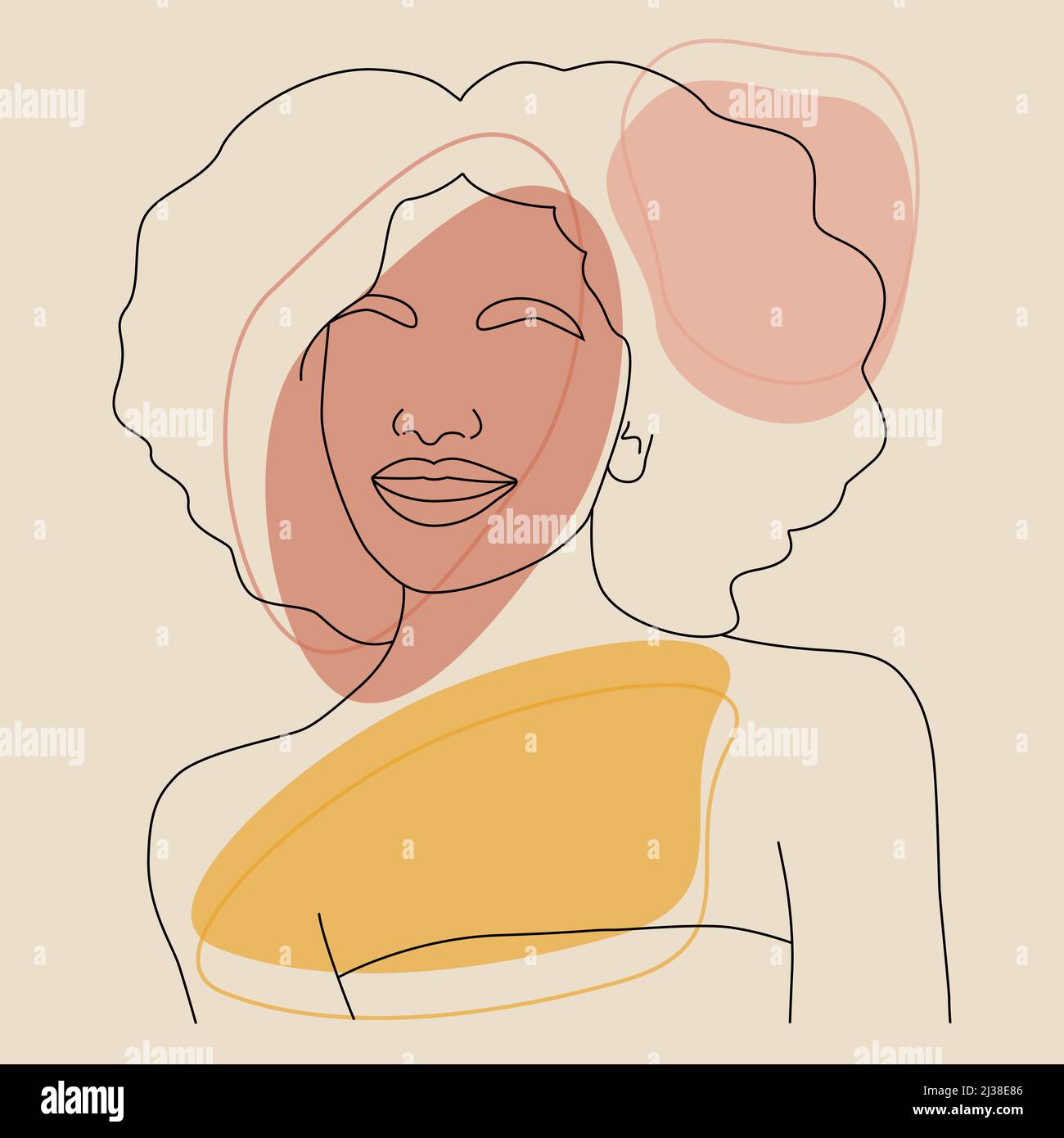 Vector abstract creative background. In a minimalistic fashion style ...