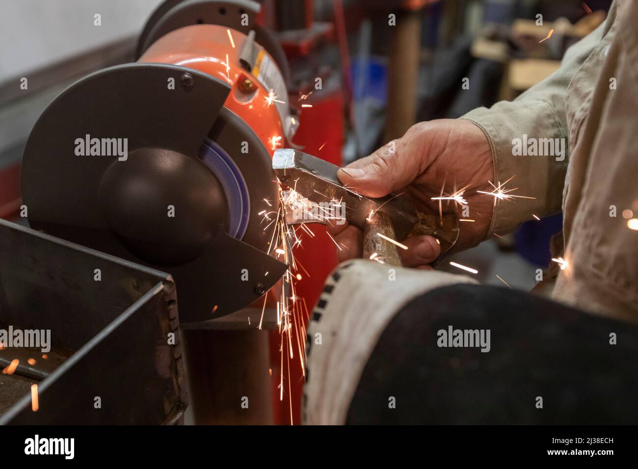 Colorado Springs, Colorado - Blacksmith Fred Martin creates garden ...