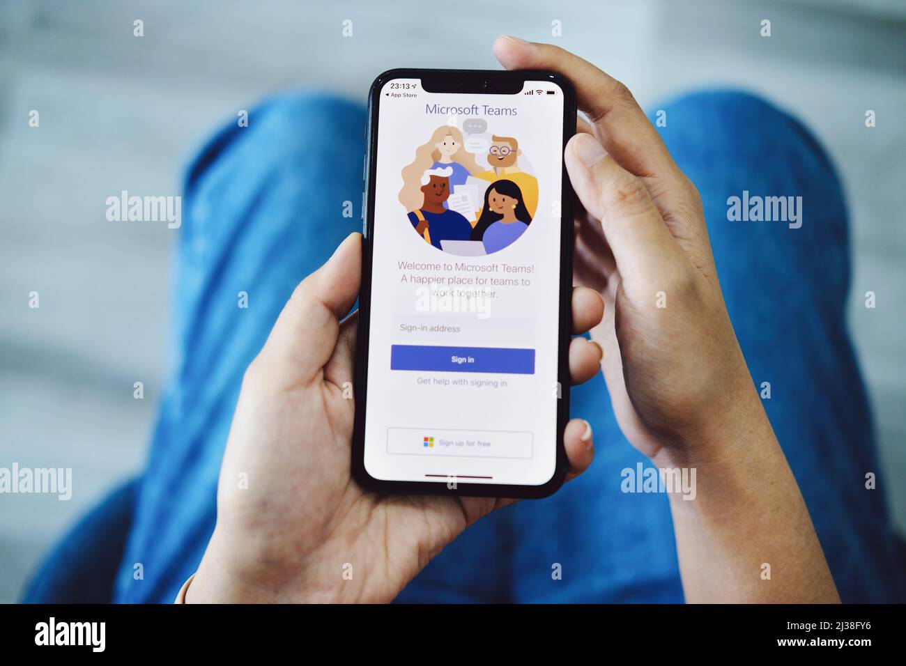 CHIANG MAI, THAILAND - Jan 30, 2022 : Female A working from home ...