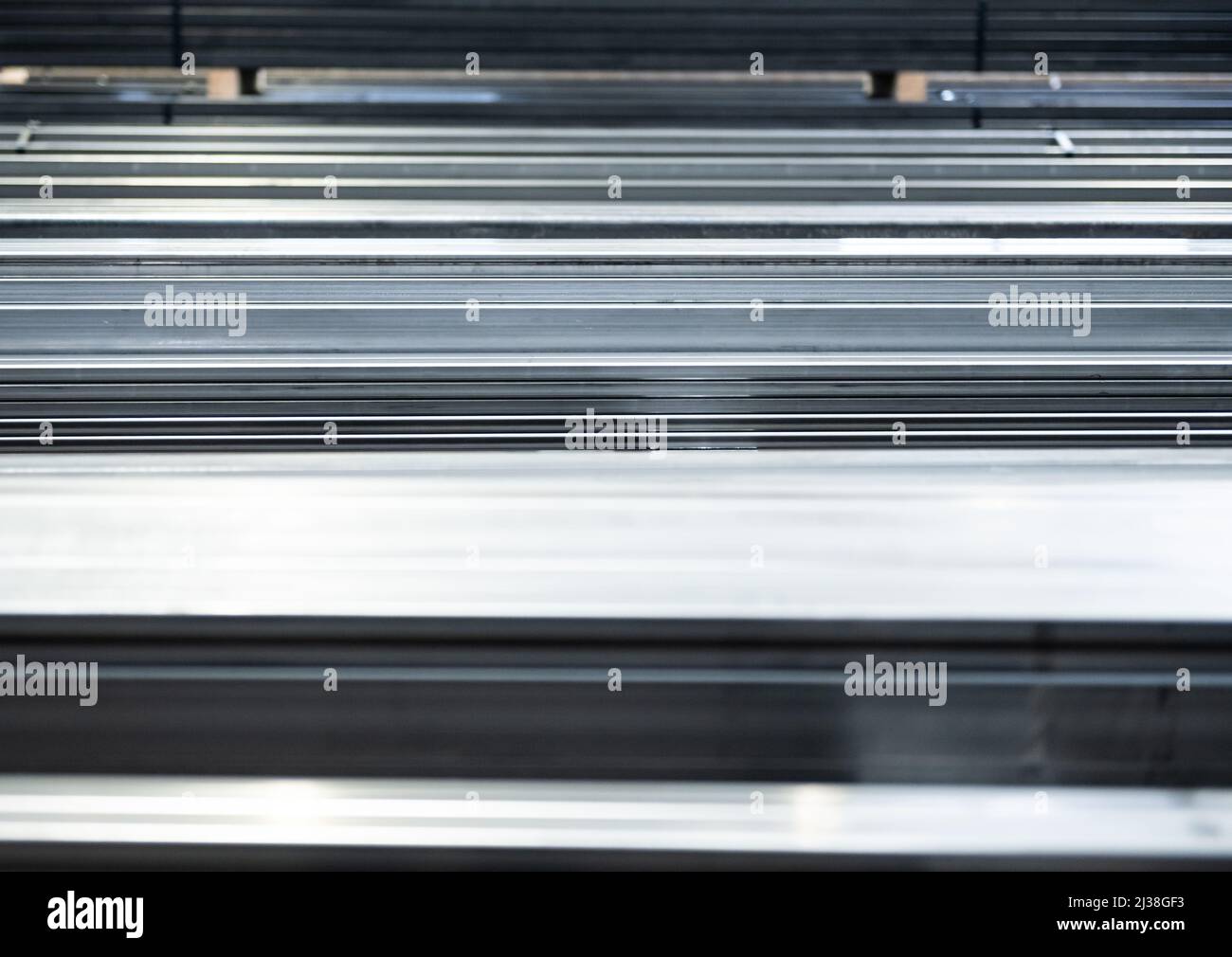 Rottweil, Germany. 30th Mar, 2022. Various types of steel are located ...