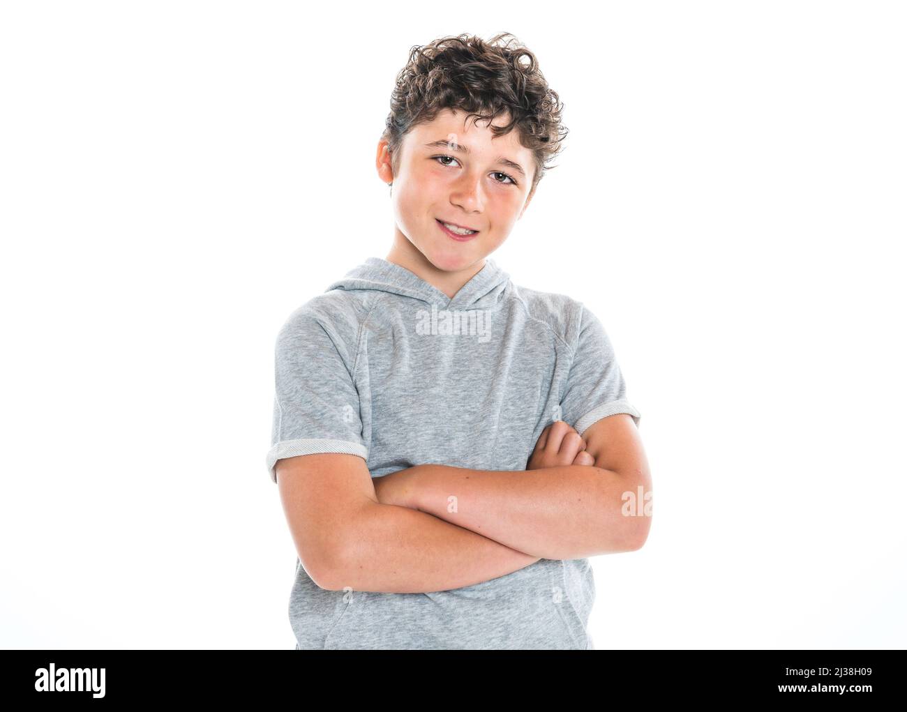 portrait of young and cute teenager isolated on white Stock Photo - Alamy