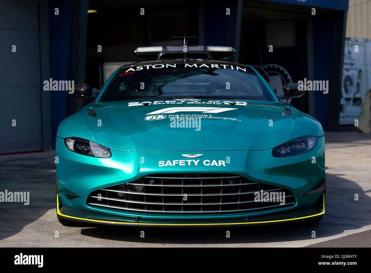 Melbourne, Australia. 06th Apr, 2022. The Aston Martin Pace Car in pit ...