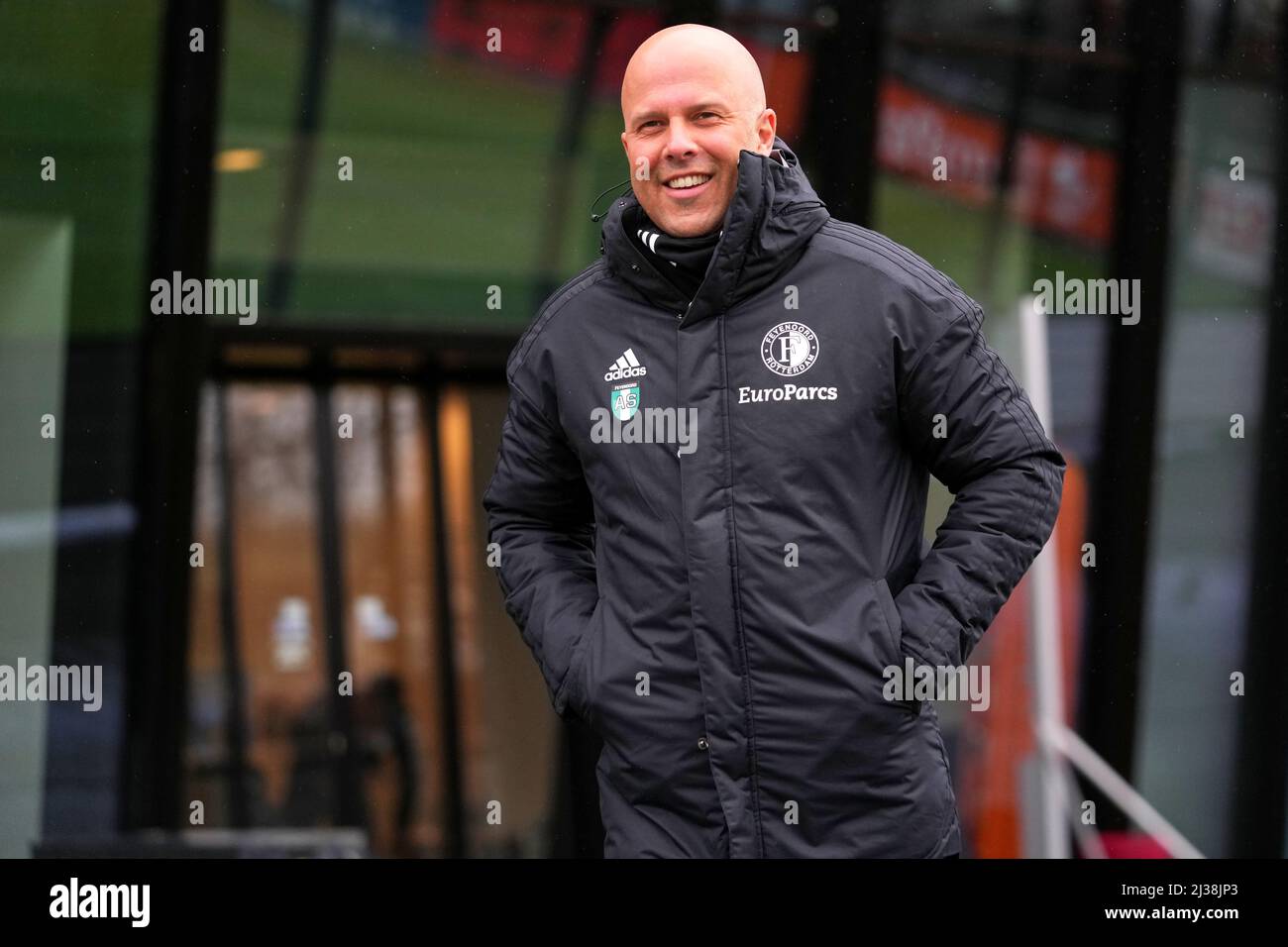 Rotterdam - Feyenoord coach Arne Slot during the training at 1908 on 6 ...