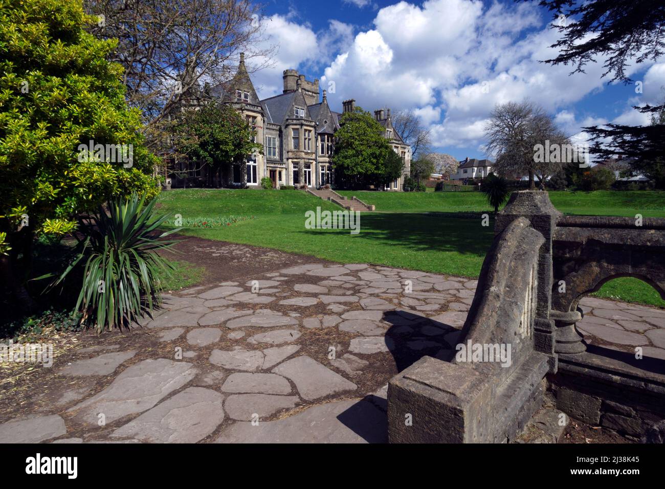 Insole court llandaff cardiff victorian mansion wales hi-res stock ...