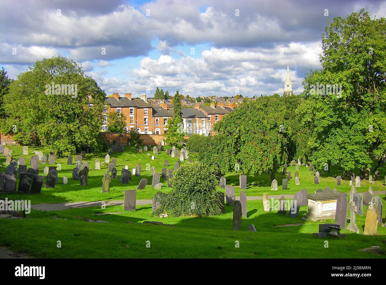 Nottingham, United Kingdom - January 1, 2007: old graves at the famous ...