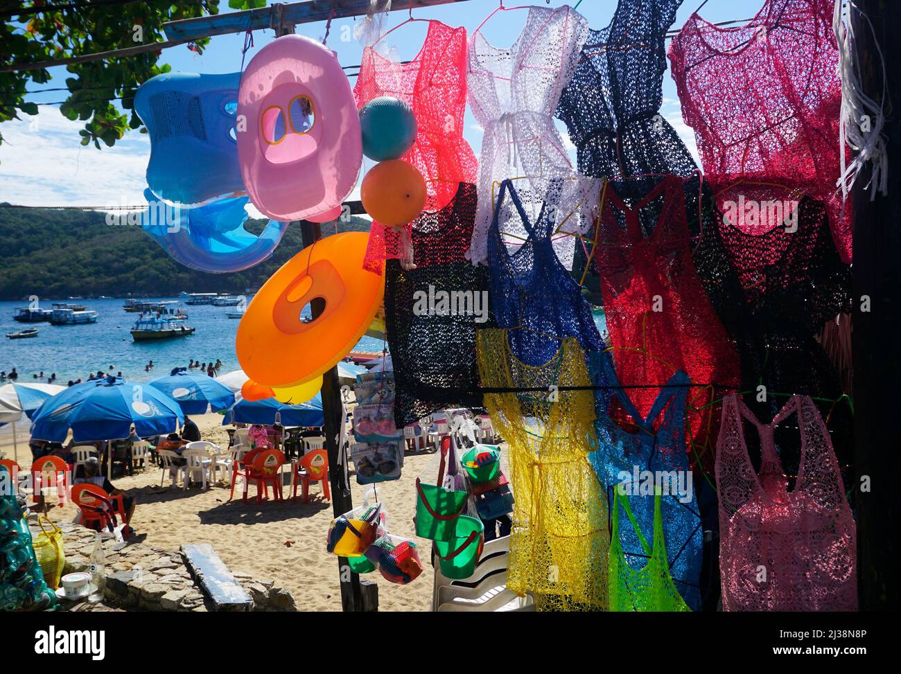 Playa caletilla beach acapulco mexico hi-res stock photography and ...