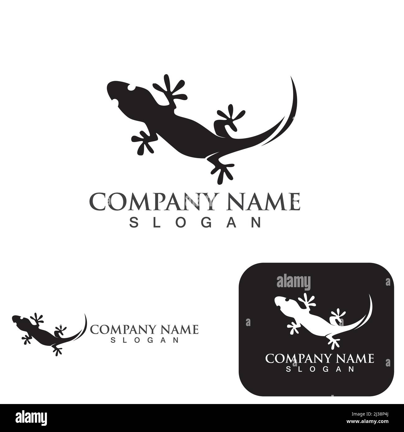 lizard vector logo animal Stock Vector Image & Art - Alamy