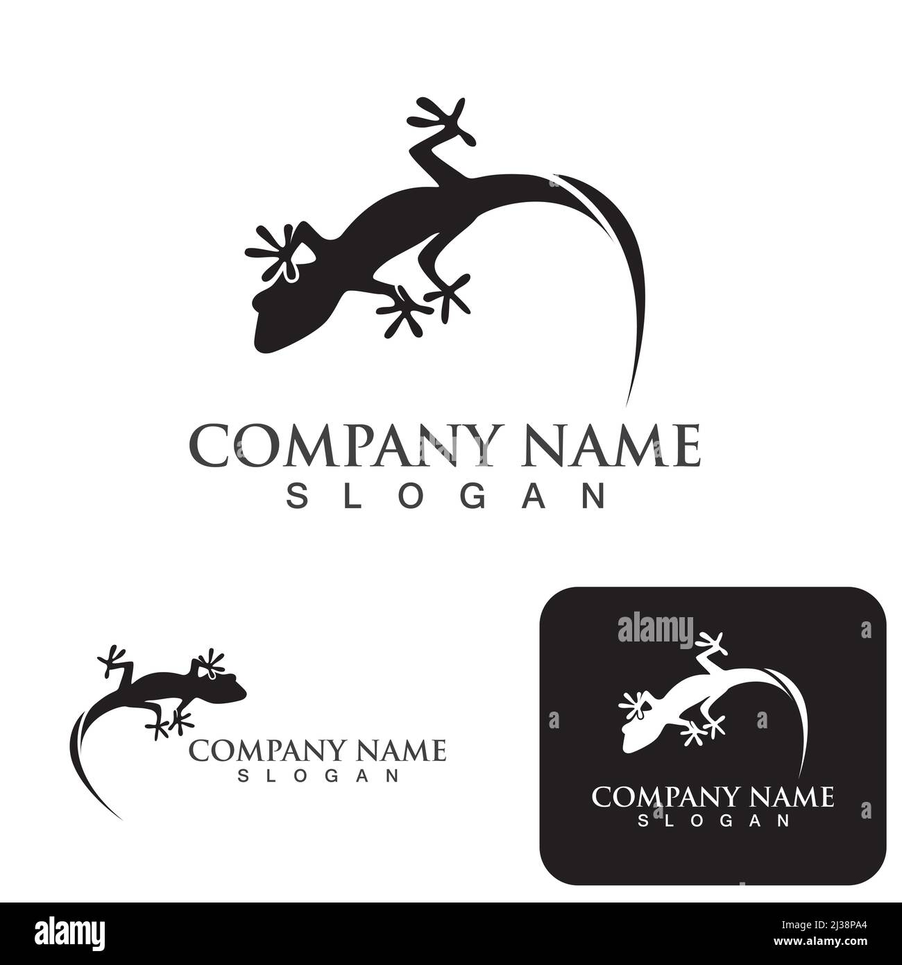 lizard vector logo animal Stock Vector Image & Art - Alamy