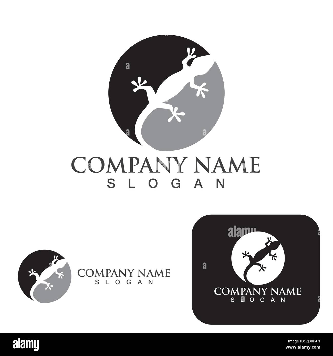 lizard vector logo animal Stock Vector Image & Art - Alamy