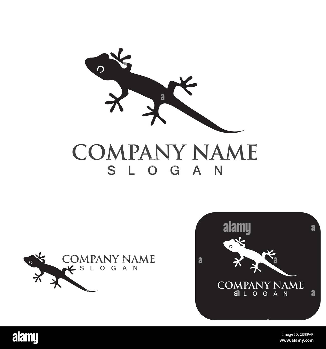 lizard vector logo animal Stock Vector Image & Art - Alamy