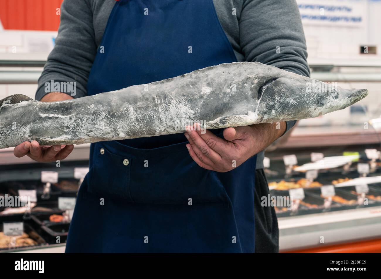 Russian fishmonger hi-res stock photography and images - Alamy