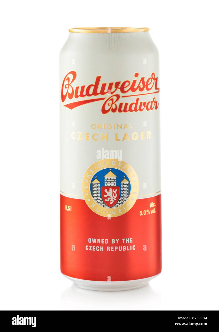 Budweiser budvar lager Cut Out Stock Images & Pictures - Alamy