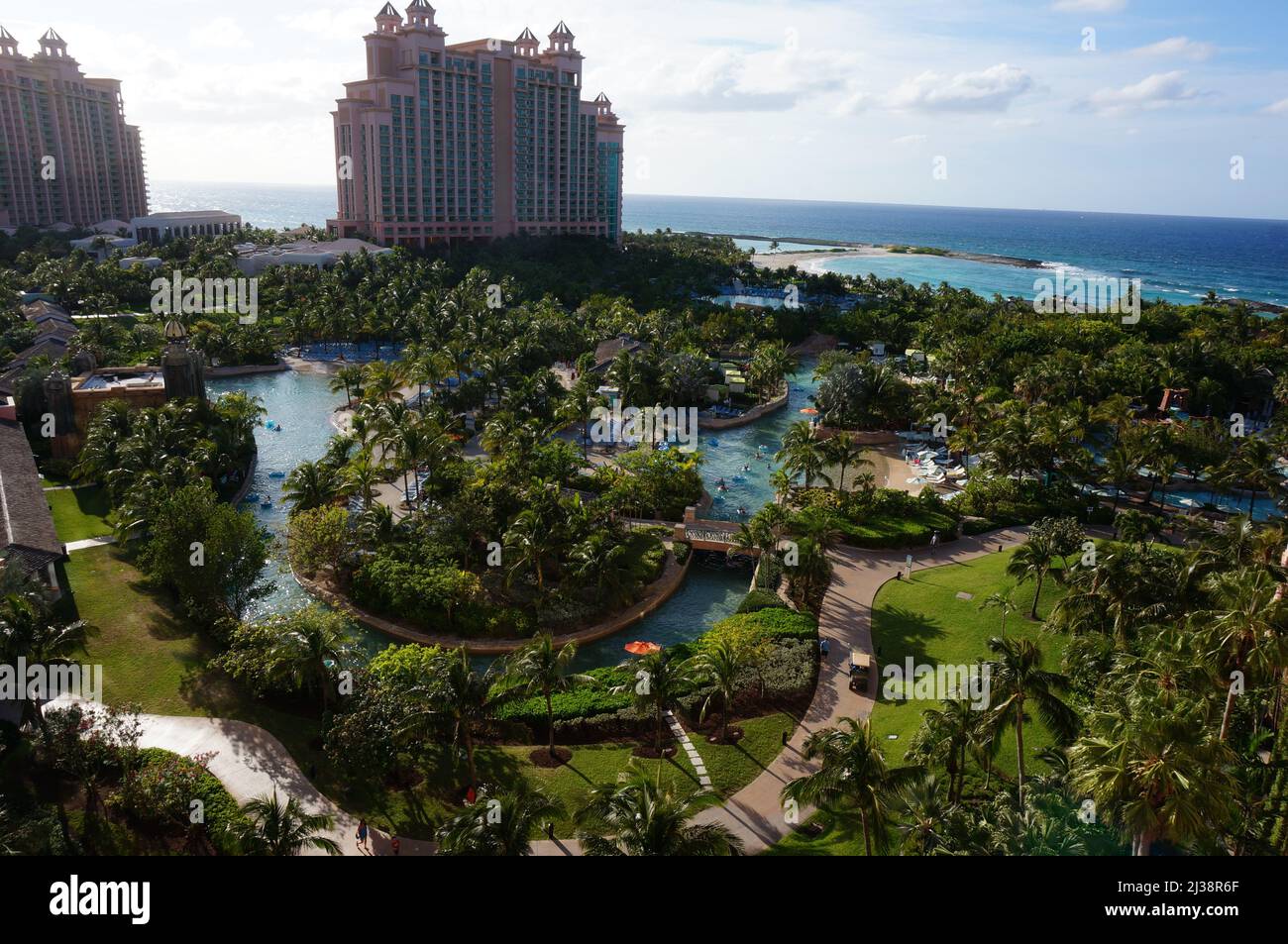 An aerial view of Atlantis Resort in the Bahamas Stock Photo - Alamy