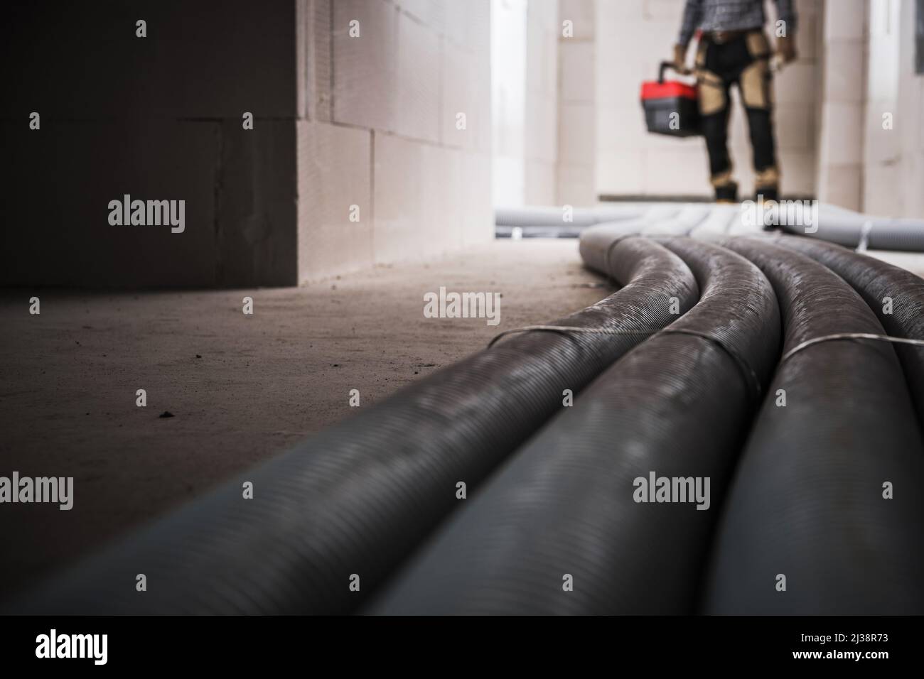 Residential air ventilation pipeline hi-res stock photography and ...