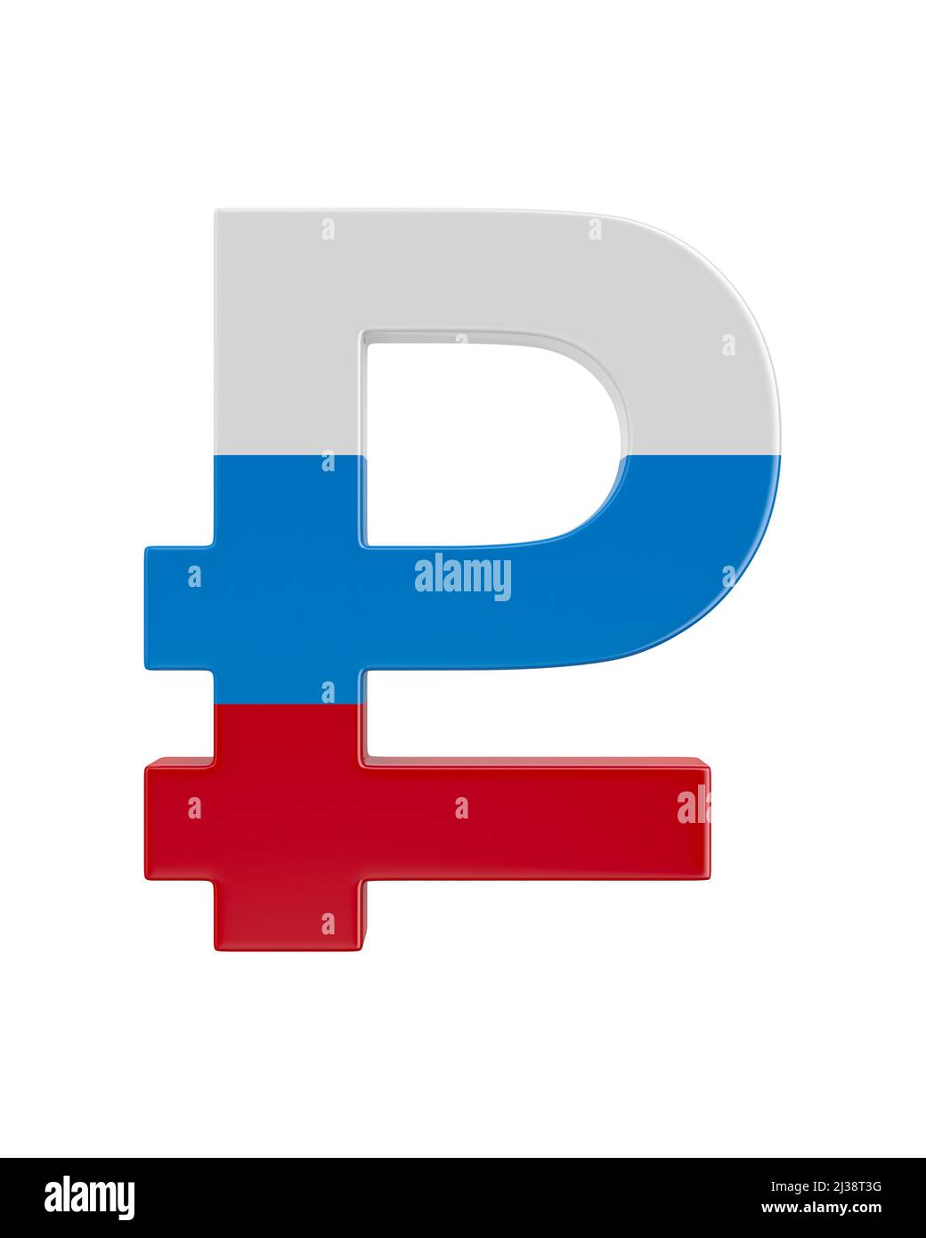 3d ruble symbol hi-res stock photography and images - Alamy