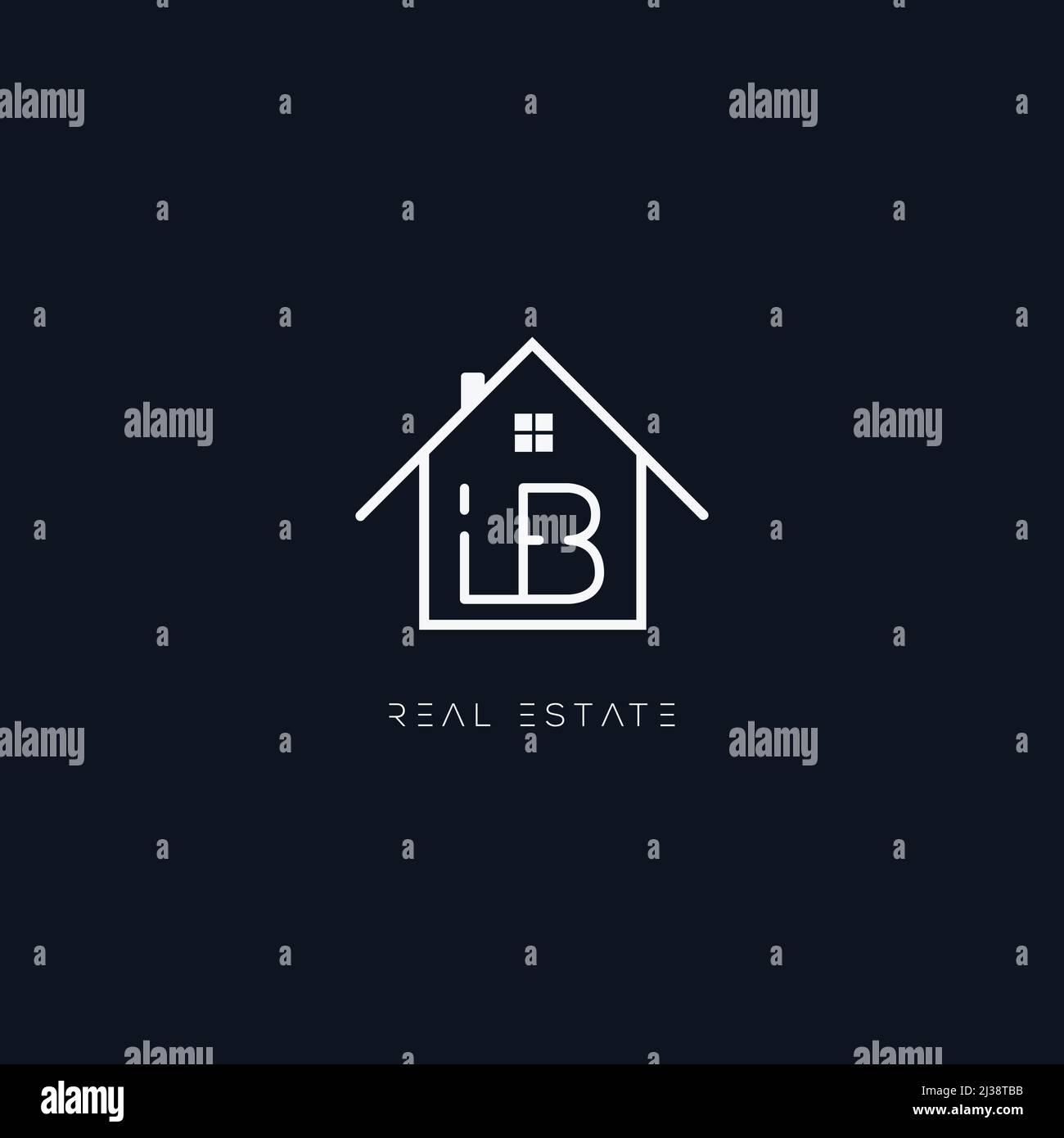 Logo design of LB in vector for construction, home, real estate ...
