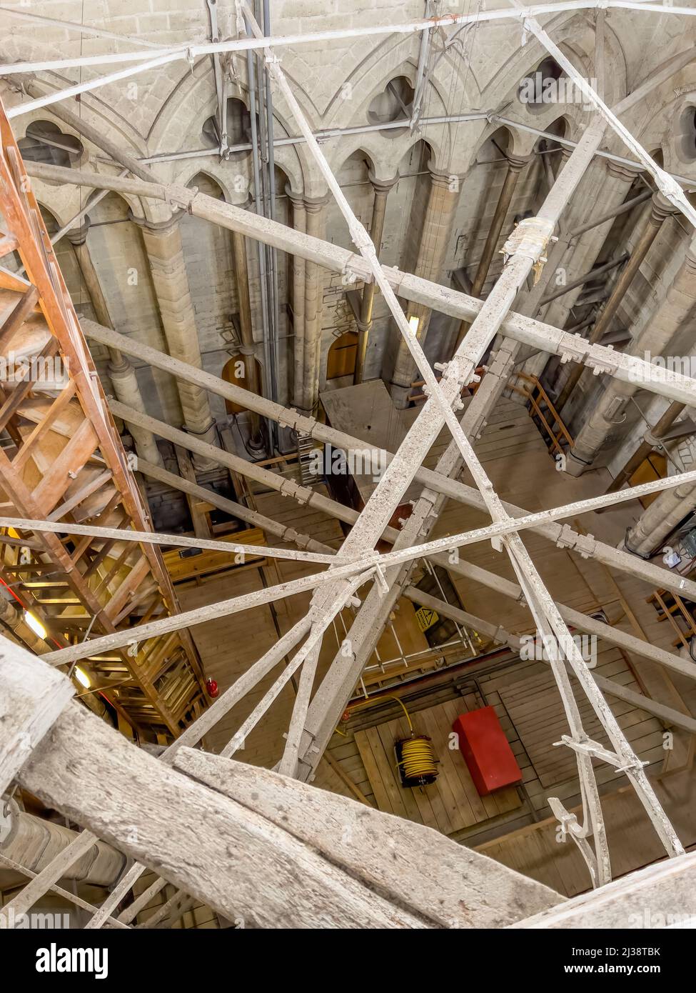 Inside salisbury cathedral spire hi-res stock photography and images - Alamy