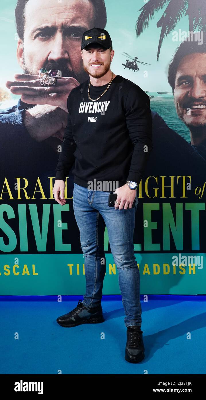 kris Boyson attending a screening of The Unbearable Weight of Massive ...