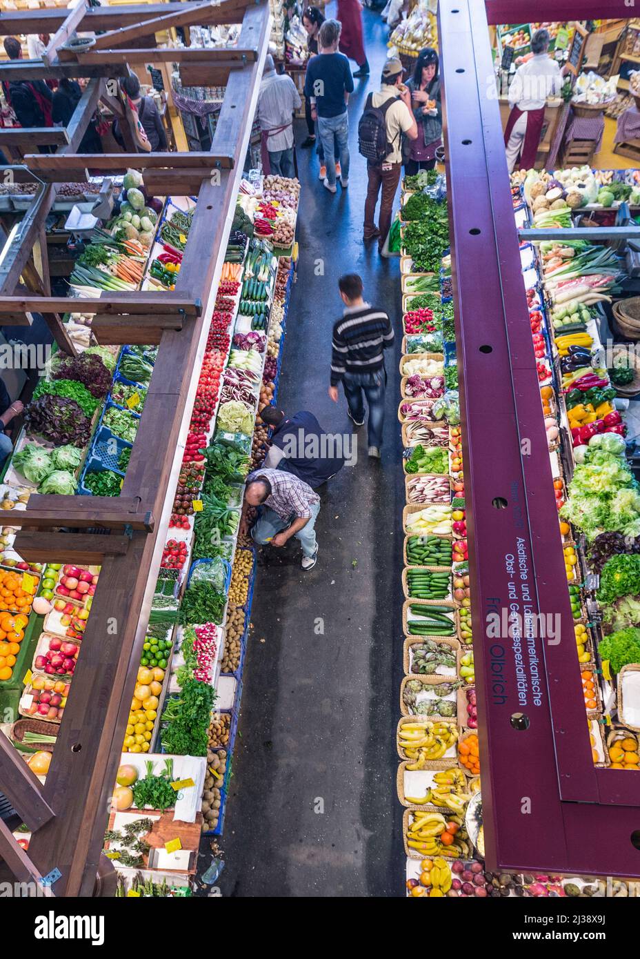 FRANKFURT, GERMANY - MAR 29, 2014: people enjoy shopping in the ...