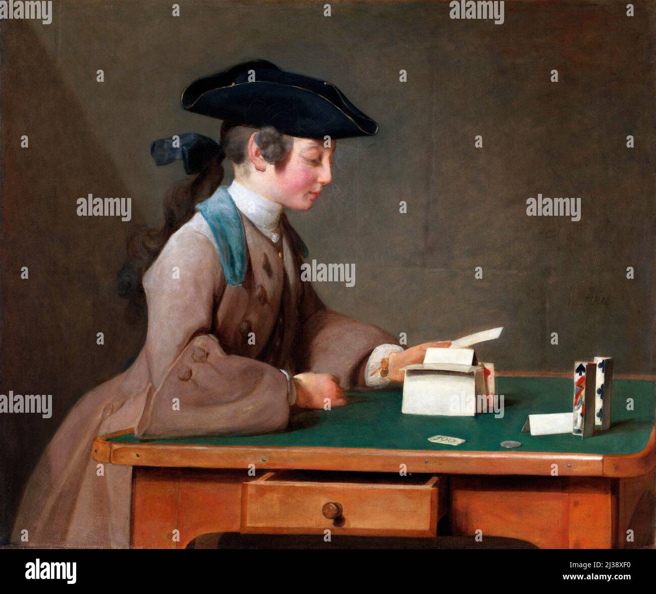 The house of cards chardin hi-res stock photography and images - Alamy