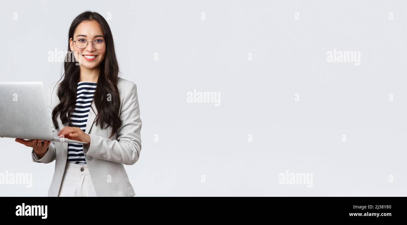 Business, finance and employment, female successful entrepreneurs ...