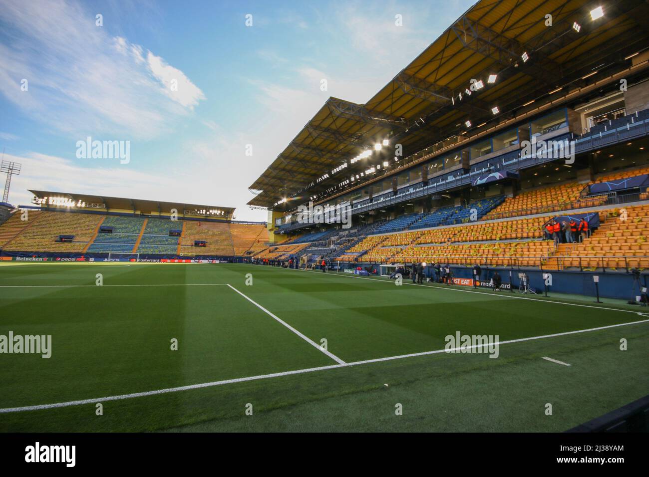 Estadio de la Ceramica, Villarreal, Italy, April 06, 2022, Estadio de ...