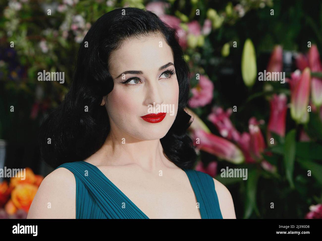 London, UK. Dita Von Teese Perfume Launch at Liberty's Store, Gt ...