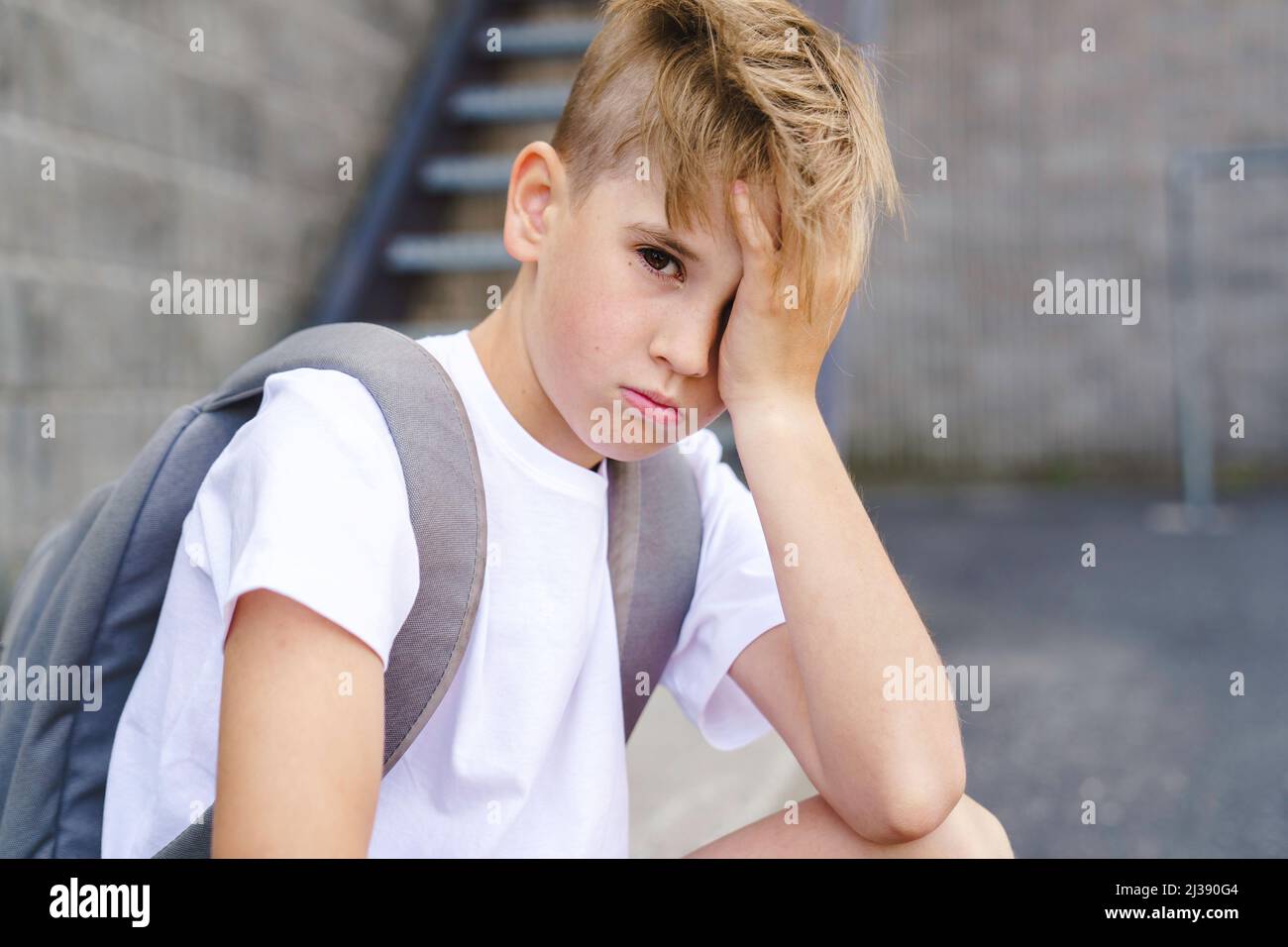 Boy bullying girl hi-res stock photography and images - Alamy
