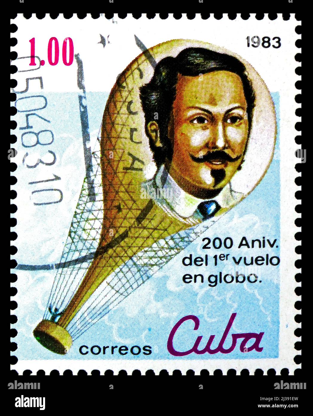 MOSCOW, RUSSIA - MARCH 26, 2022: Postage stamp printed in Cuba shows ...