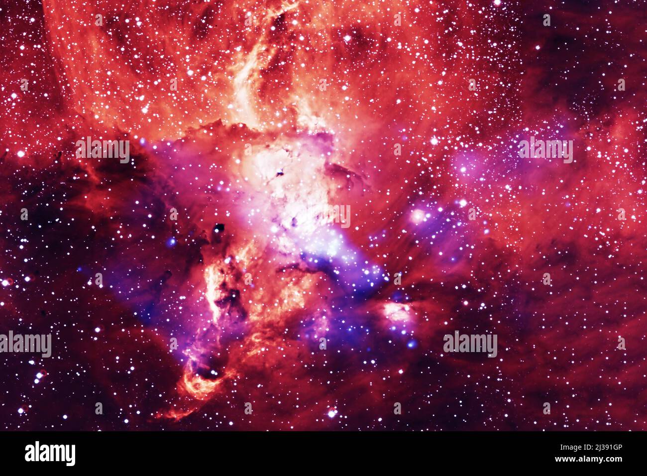 Pinkish Red Nebula