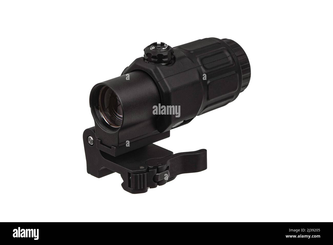 Modern optical collimator sight. Aiming device for shooting at short ...