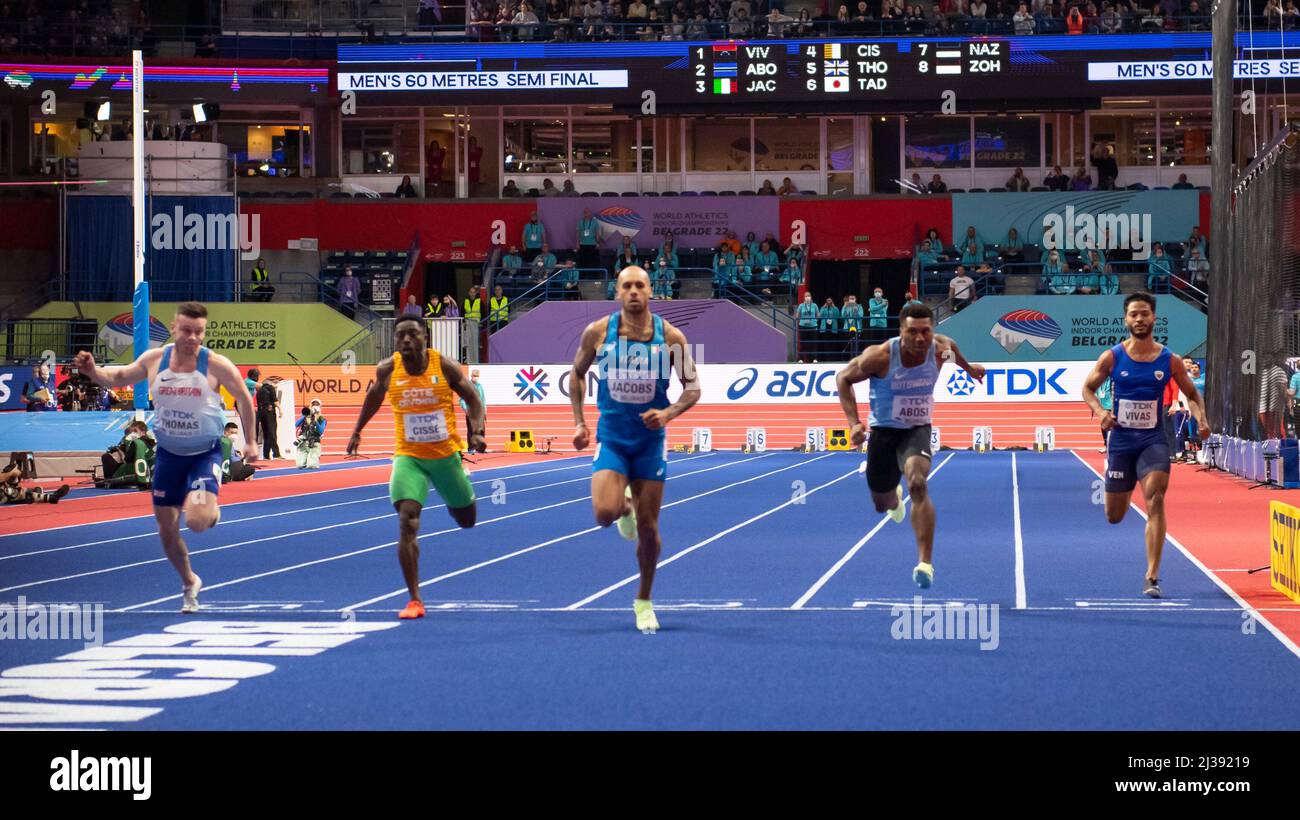 Adam Thomas, Arthur Cisse, Lamont Marcell Jacobs, Stephen Abosi and ...