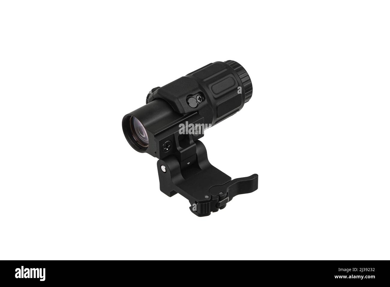 Modern optical collimator sight. Aiming device for shooting at short ...