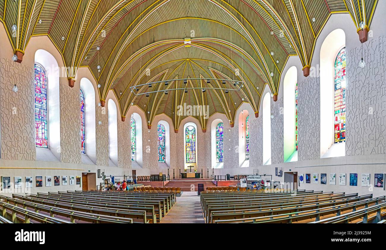 WORMS, GERMANY - MAY 15, 2017: inside The Lutheran trinity church in ...