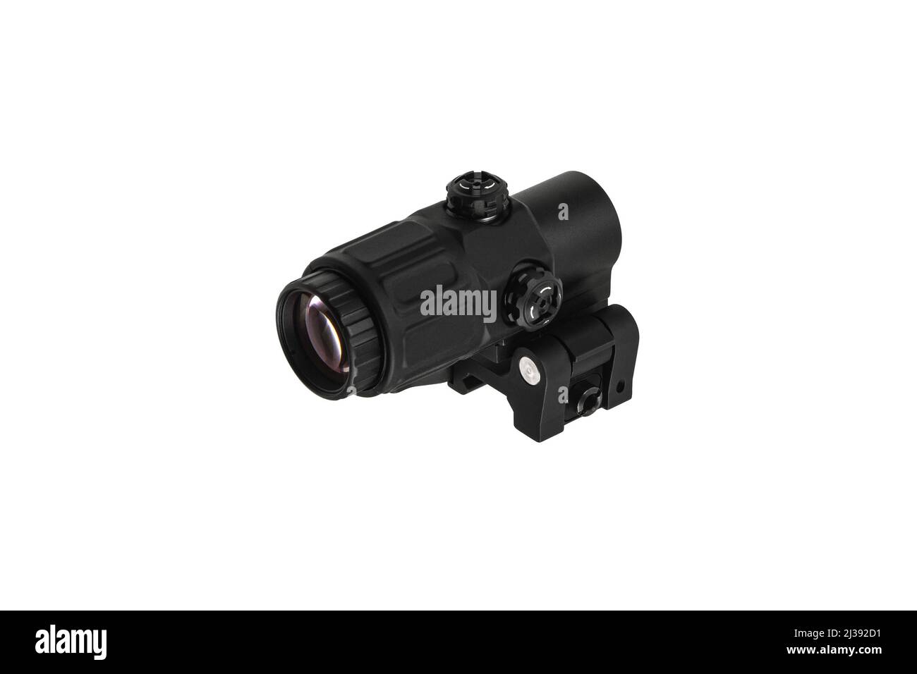 Modern optical collimator sight. Aiming device for shooting at short ...
