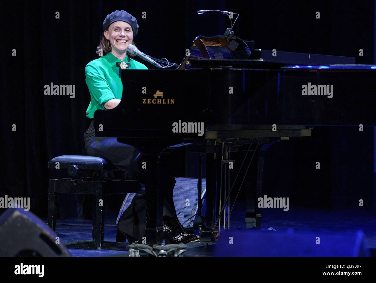 Hamburg, Germany. 06th Apr, 2022. Anna Depenbusch, singer and pianist ...