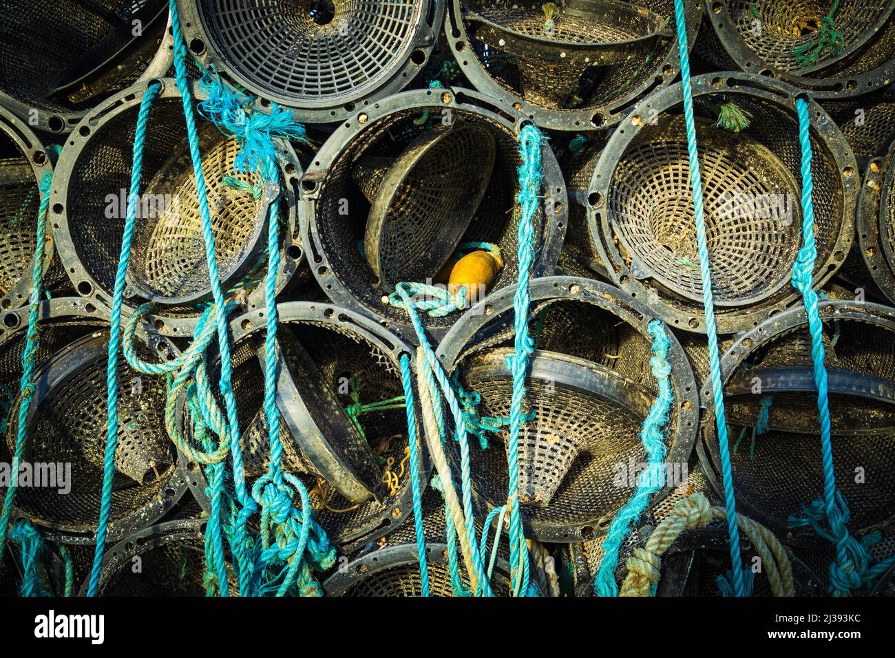 Prawn pot lids hi-res stock photography and images - Alamy