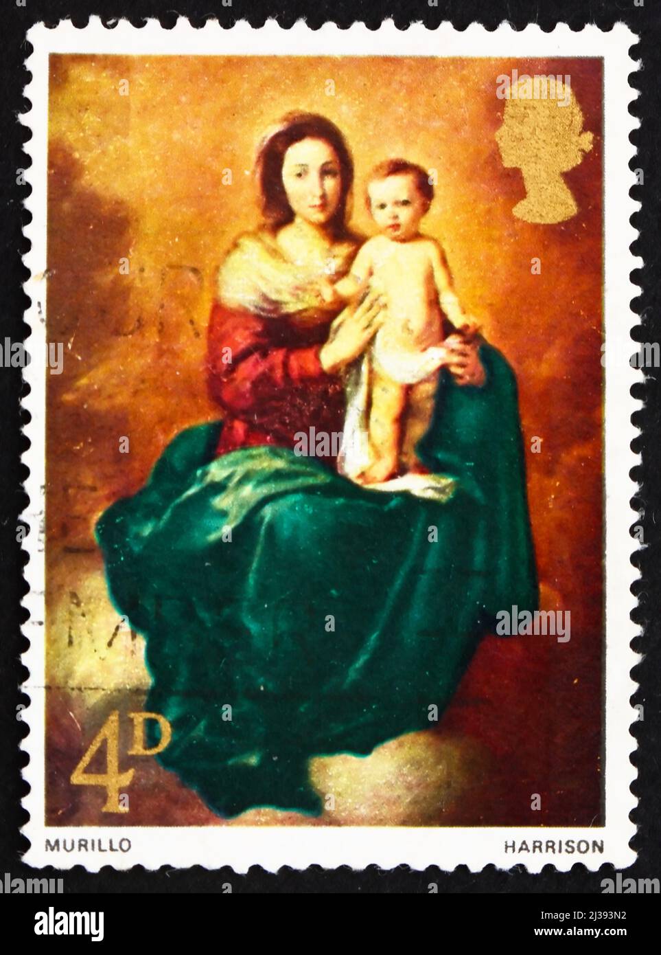 GREAT BRITAIN - CIRCA 1968: a stamp printed in the Great Britain shows ...