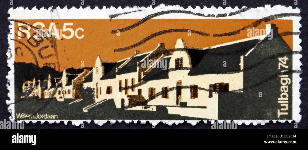 SOUTH AFRICA - CIRCA 1974: a stamp printed in South Africa shows Church ...