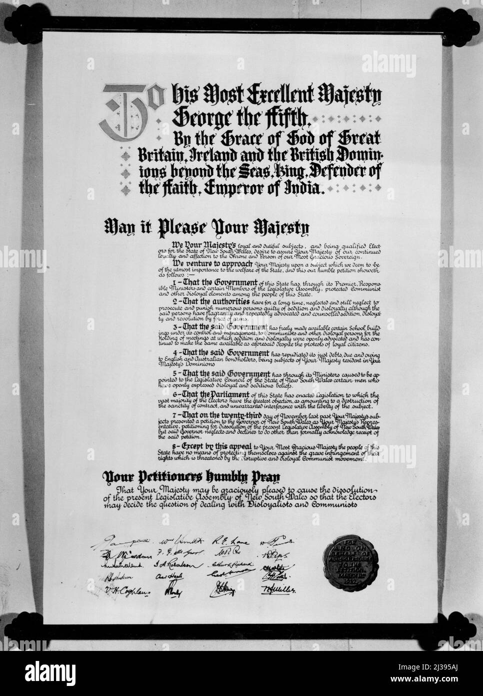 Petition parliament 19th century hi-res stock photography and images ...