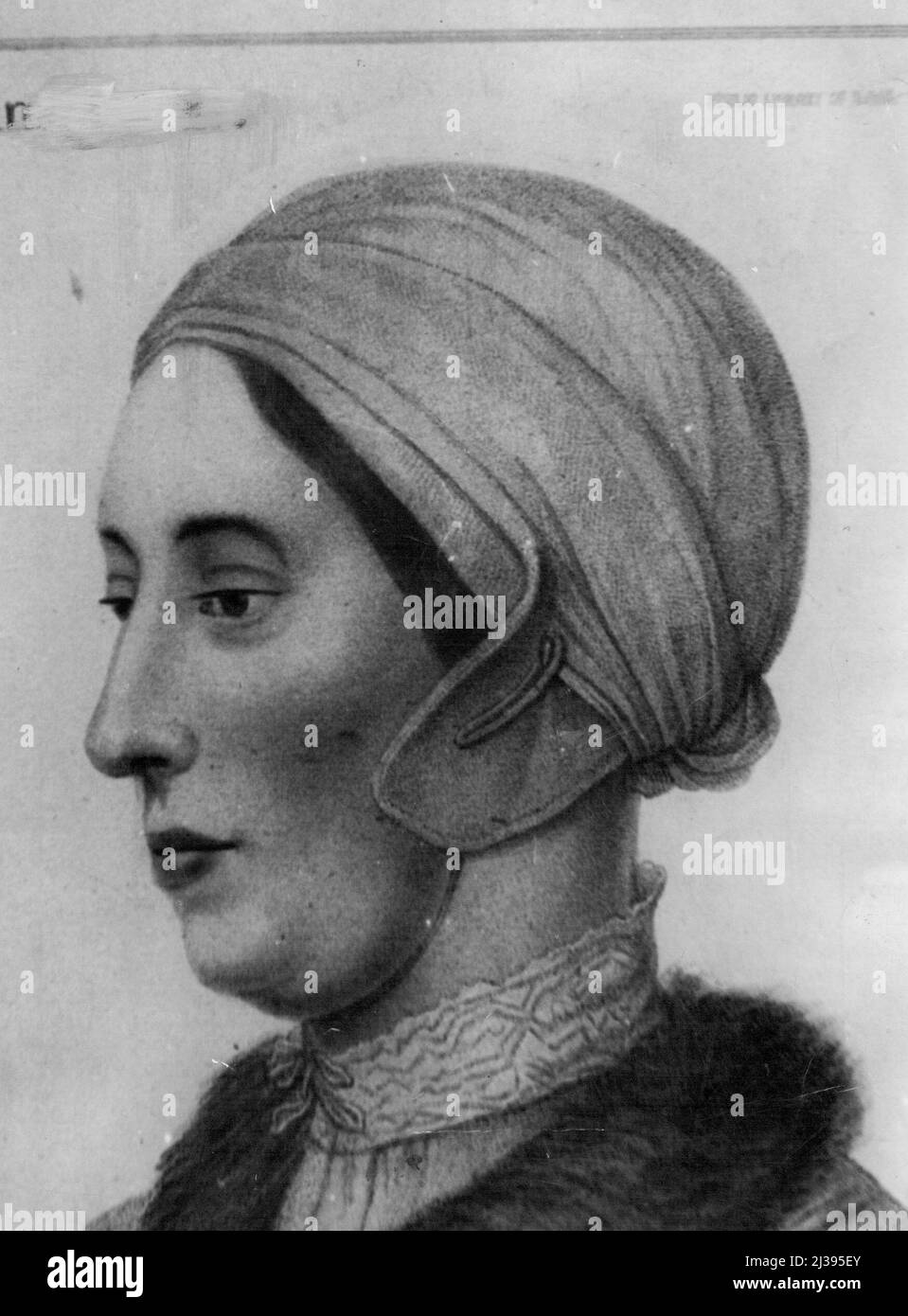 Holbein's Anne Boleyn - canon was her "champion". Dark eyes: (Anne ...