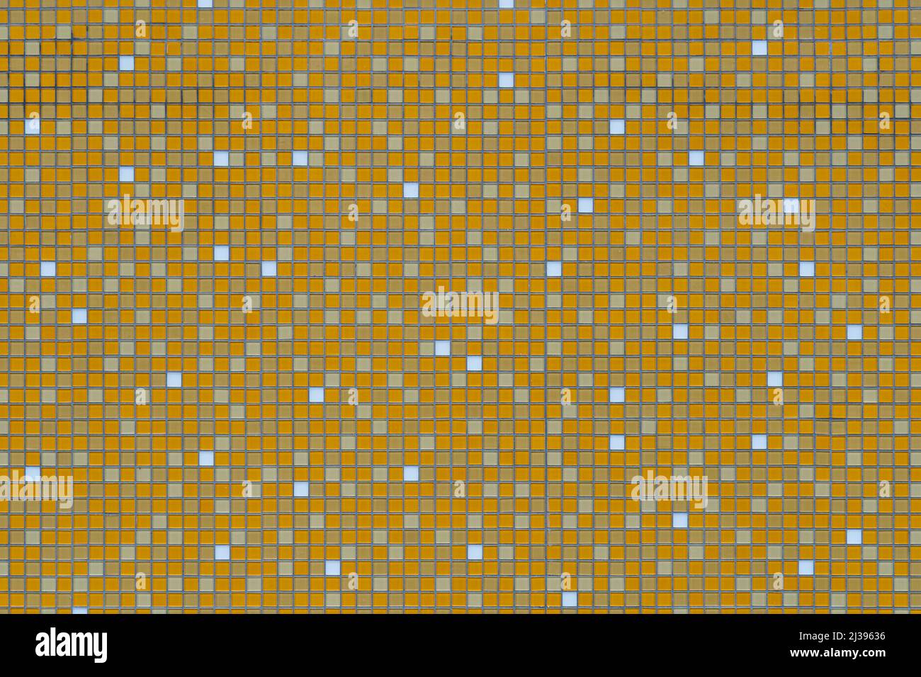Fine Tiled Wall Background Pattern Small Yellow Squared Tiles Next To Each Other Architectural 