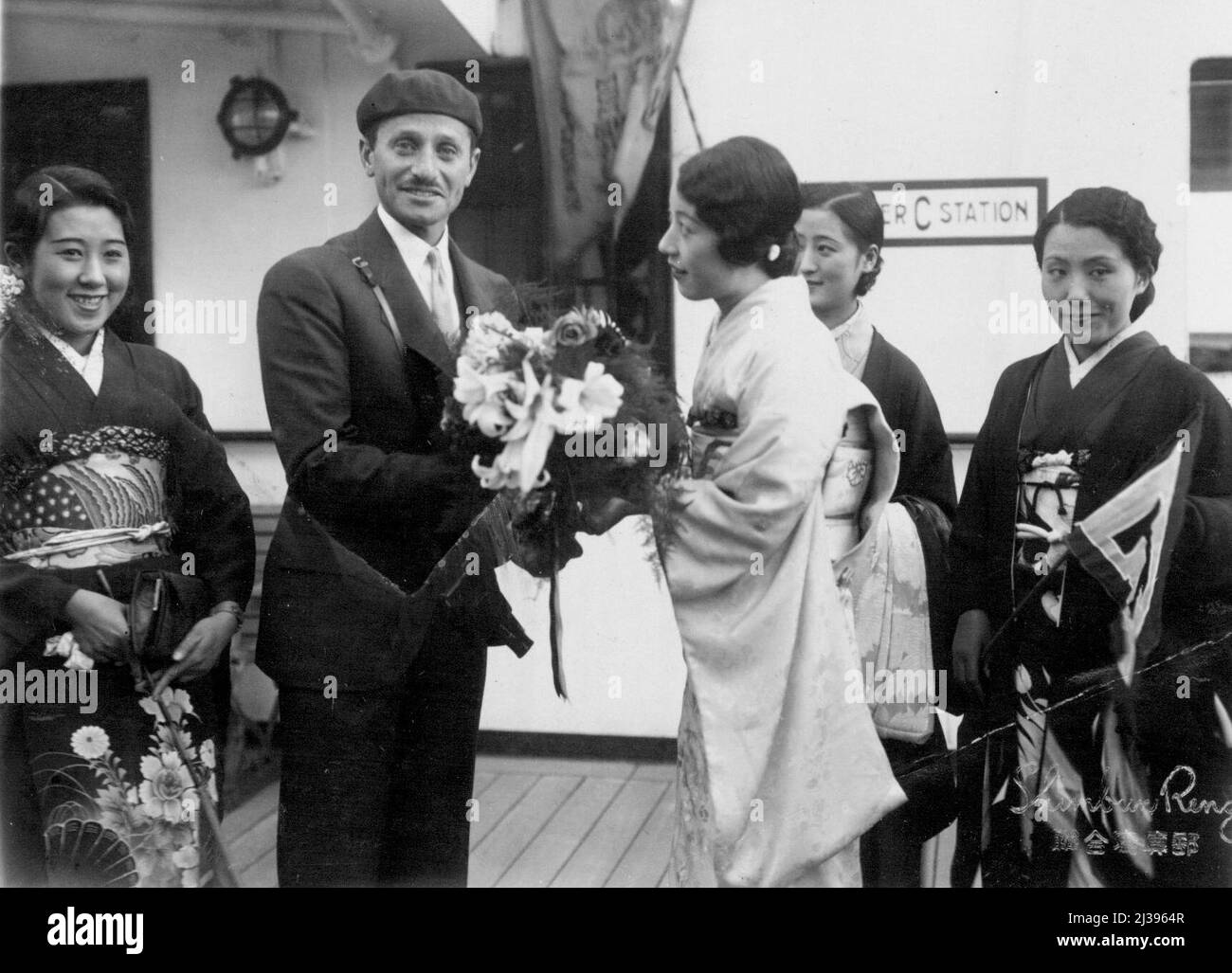 Mr. Arthur M. Loew, Vice-president of the Metro-Goldwin-Mayor with ...