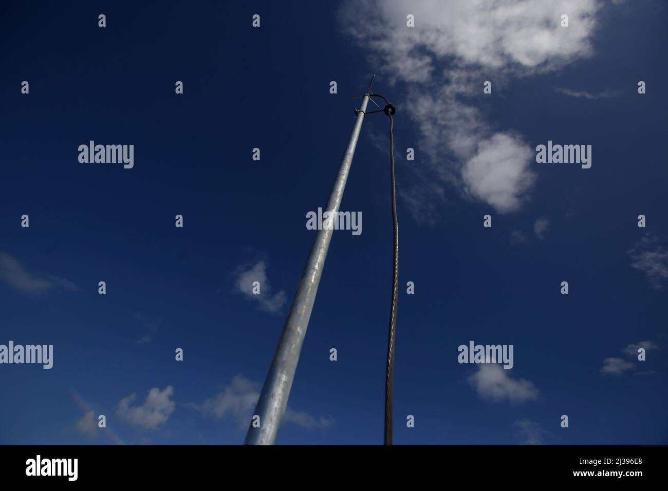 salvador, bahia, brazil - may 22, 2019: lightning arrester system is ...